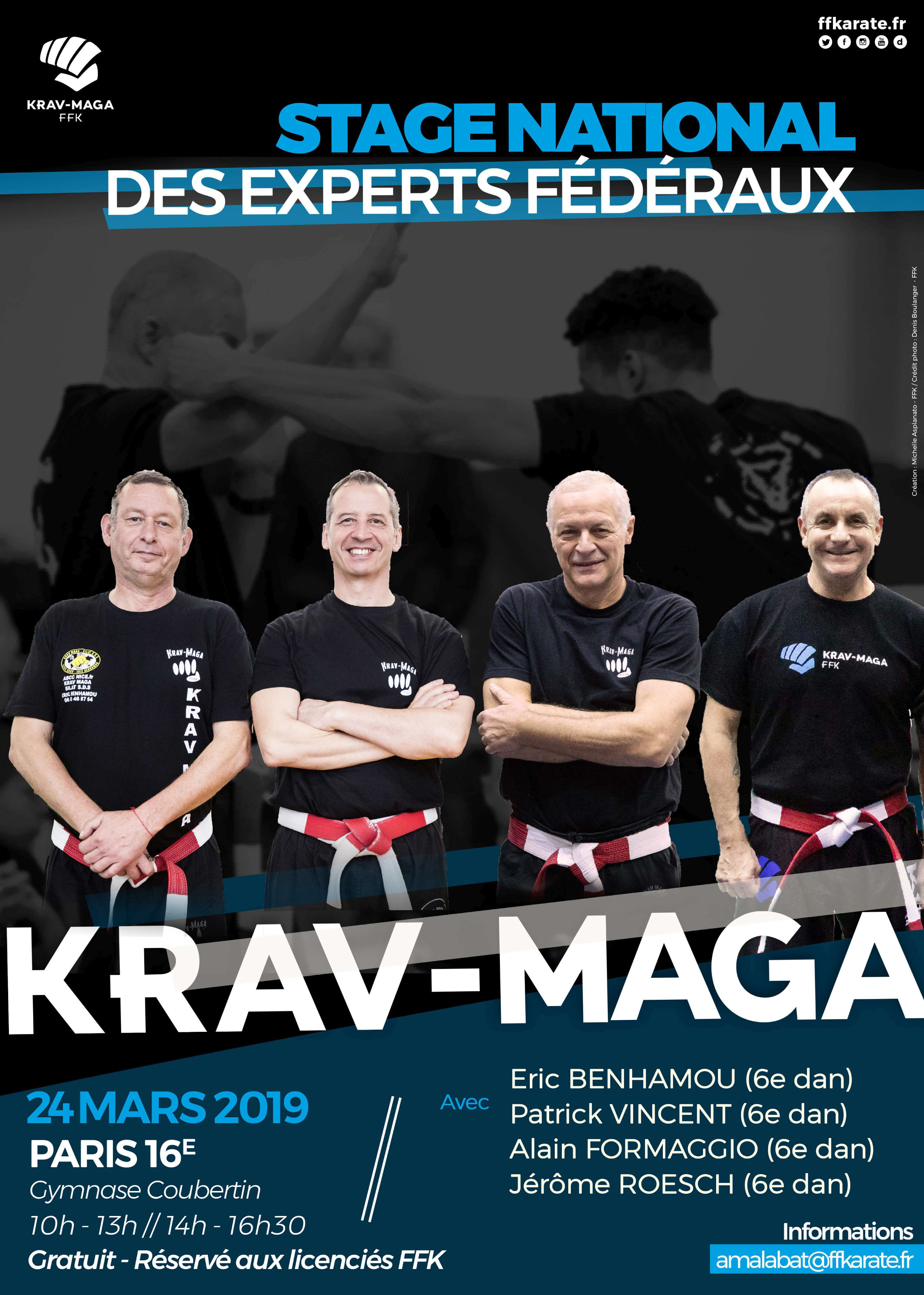 Stage National Experts Fédéraux Krav Maga 24 Mars 2019 | Krav Maga 93 ...
